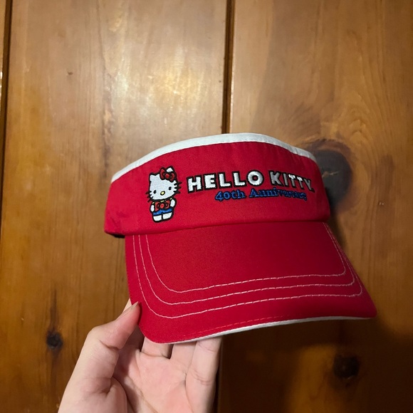 Hello Kitty | Accessories | Hello Kitty 4th Anniversary Visor | Poshmark